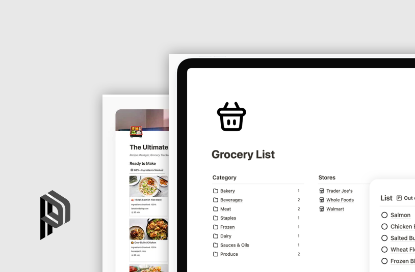 15 Best Notion Grocery List Meal Planning Templates 2022